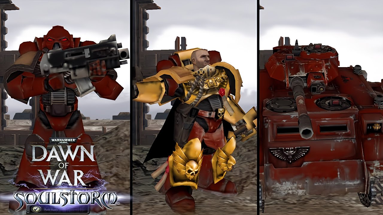 Dawn of War: Soulstorm - SPACE MARINES Showcase | Warhammer 40k [HD] - YouTube