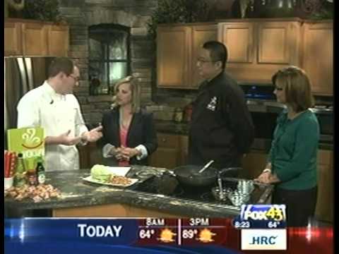 Wok Hay chefs demonstrate making lettuce wraps on Fox 43. - YouTube