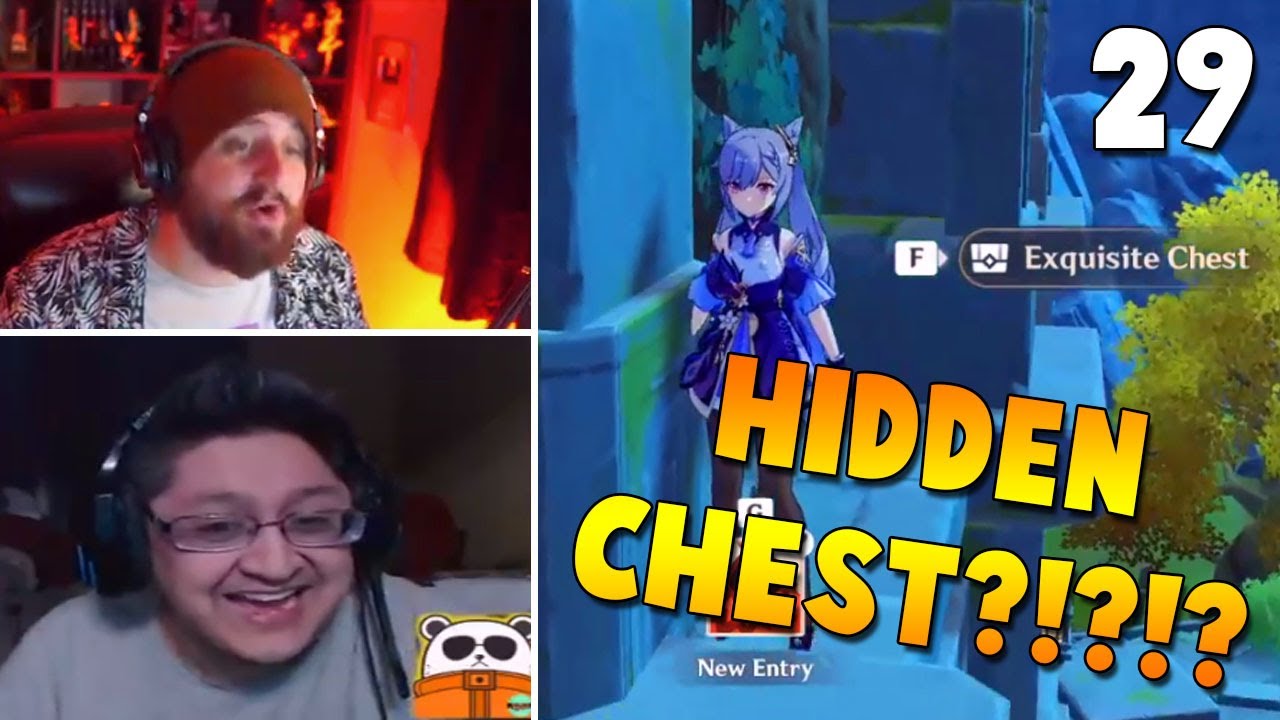 Sekapoko Finds A Hidden Exquisite Chest In The Wall | Genshin Impact ...