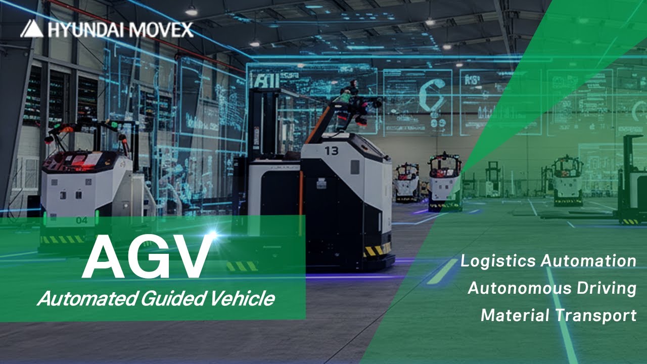 Hyundai Movex (현대무벡스) | AGV (Automated Guided Vehicle) - YouTube