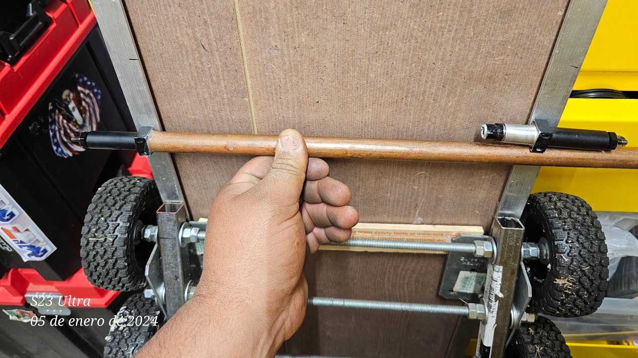 rc axle trailer how to make for your homemade rc trailer - YouTube