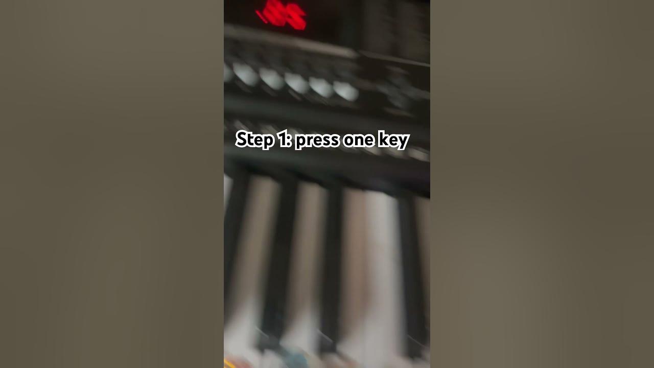 Tutorial on piano glitch - YouTube