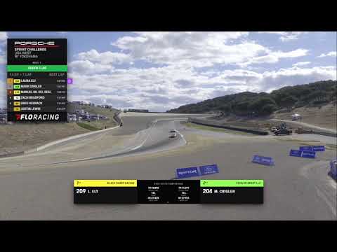 2026 Porsche Sprint Challenge USA West - HORROR CRASH OVER THE WALL