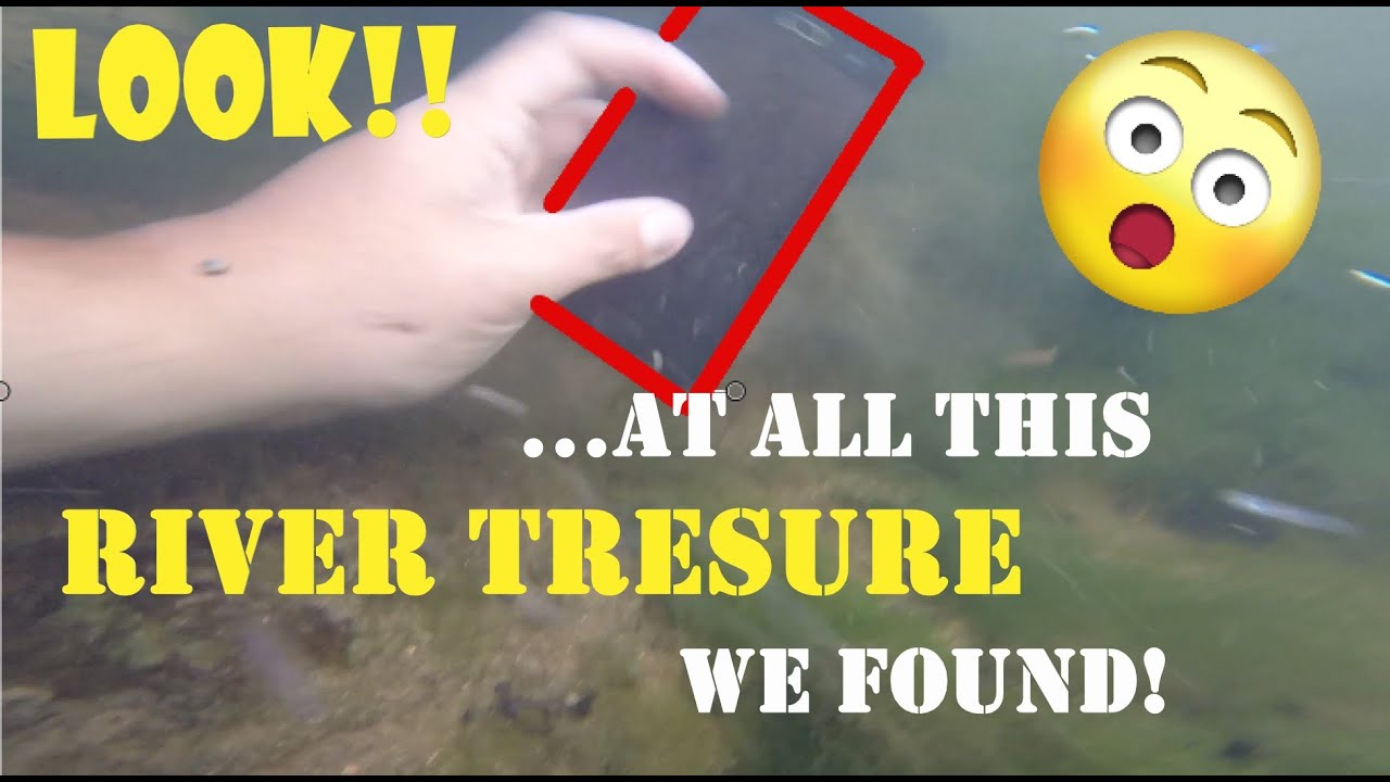 LOOK at all this LOST River TREASURE we found while DIVING (KNIFE FOUND ...