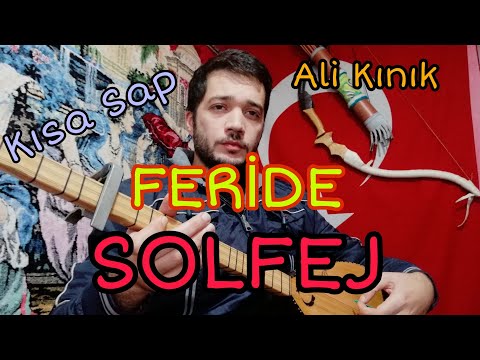 Feride SOLFEJ (Kısa Sap) - Ali Kınık - ÇOK KOLAY #saz #solfej #alikınık