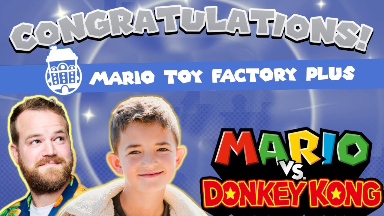 Level 1-3+ | Mario Toy Factory Plus + | Father Son Co-op | Mario VS ...