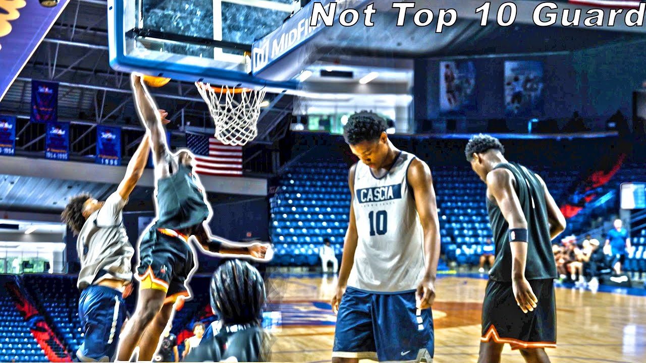 Jacques Mitchell Shut down the gym Booker T vs Cascia Hall (ORU Summer Camp) - YouTube