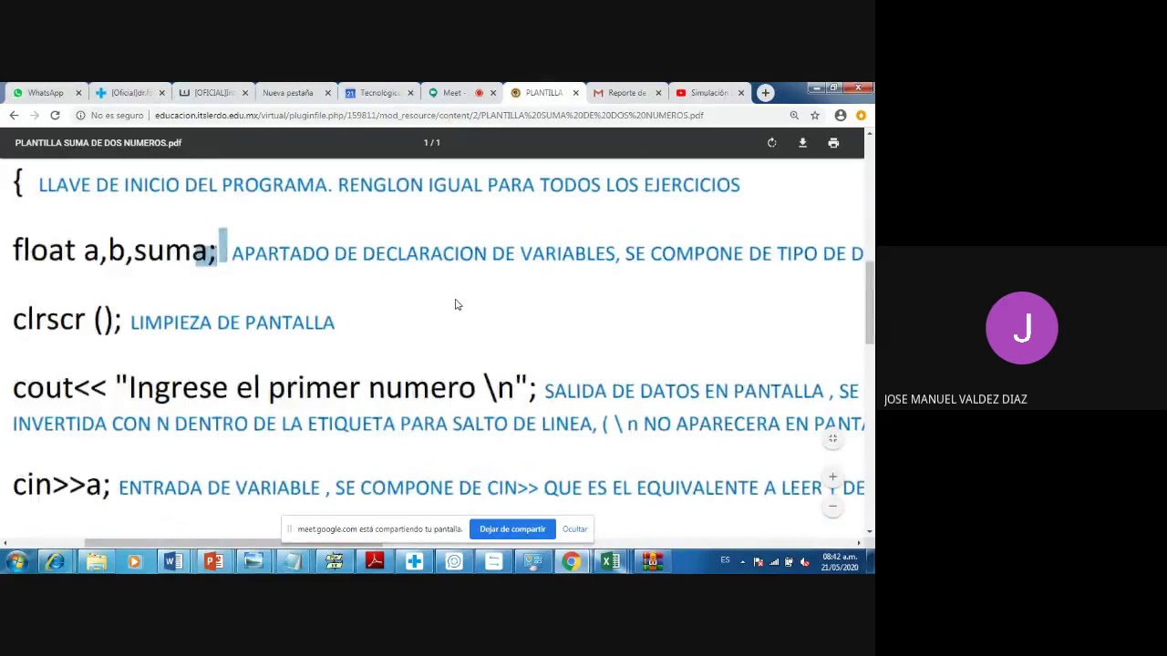 Explicacion de primer programa C++ - YouTube
