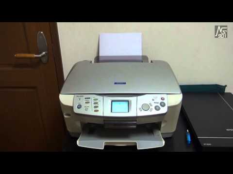 EPSON PM-A850 動作 - YouTube