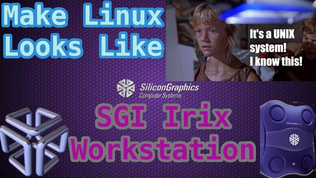 Make Linux Looks Like SGI Irix Workstation - YouTube