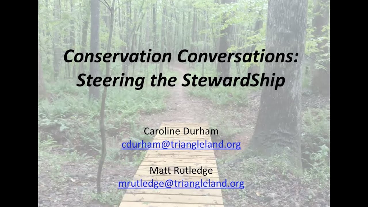 Conservation Conversations: Steering the StewardShip - YouTube