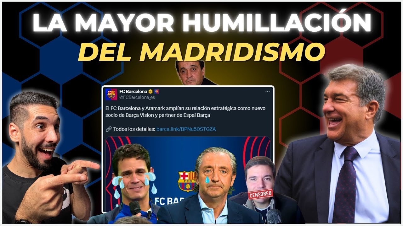 🔥El BARÇA HUMILLA a MADRIDISTAS y RESPONDEN LLORANDO por las ESQUINAS ...