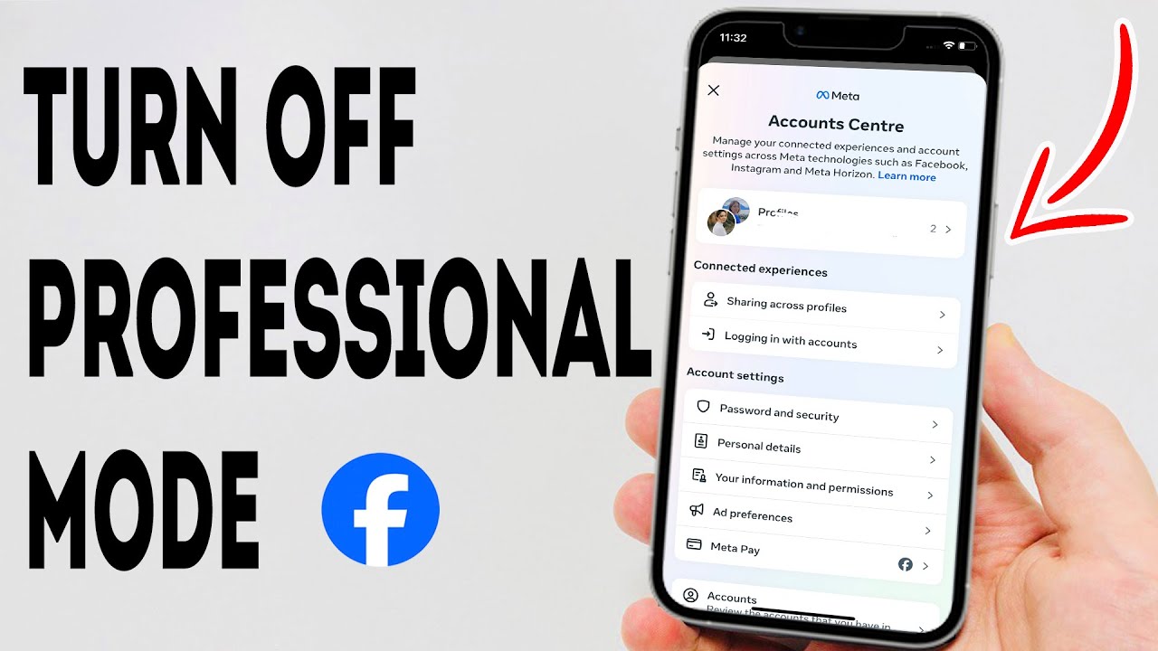 How To Turn Off Professional Mode On Facebook - Full Guide - YouTube
