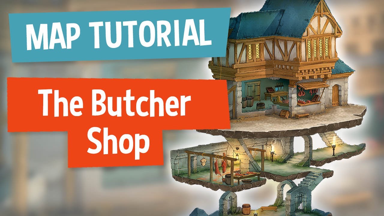 Map tutorial - the butcher shop - YouTube