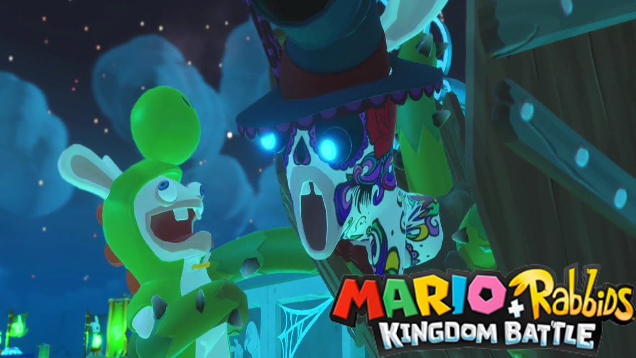 Mario + Rabbids: Kingdom Battle Part 23 - Rabbid Yoshi & El Calavera ...