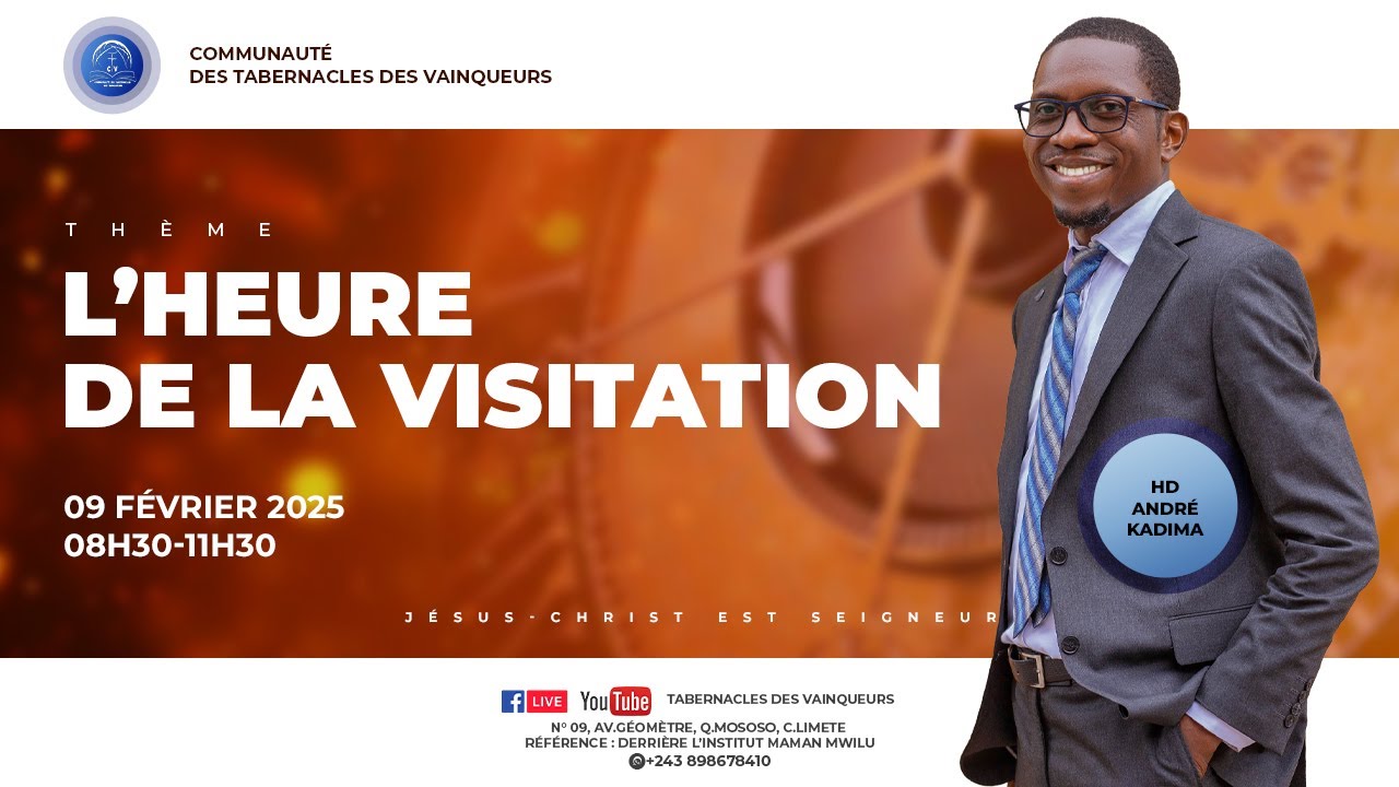 L'HEURE DE LA VISITATION | HD. ANDRE KADIMA - YouTube
