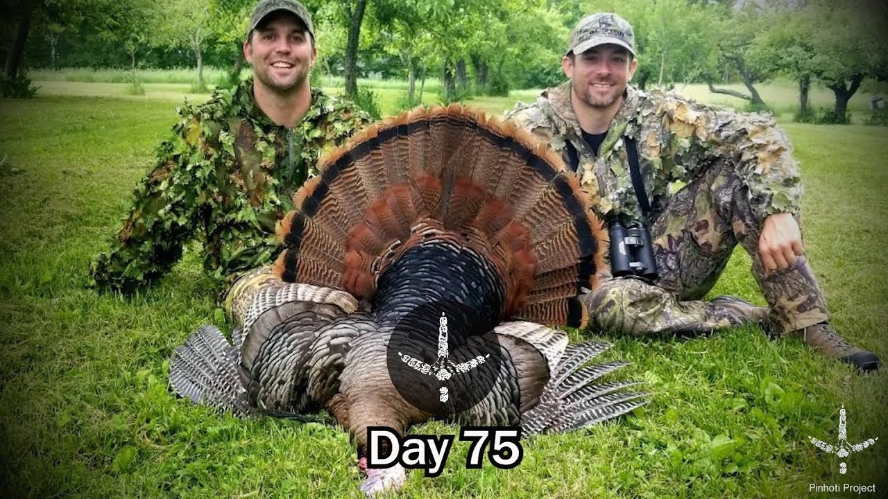 LAST DAY MAINE GOBBLER_ TURKEY HUNTING in JUNE_ BROKE LEG LONGBEARD ...