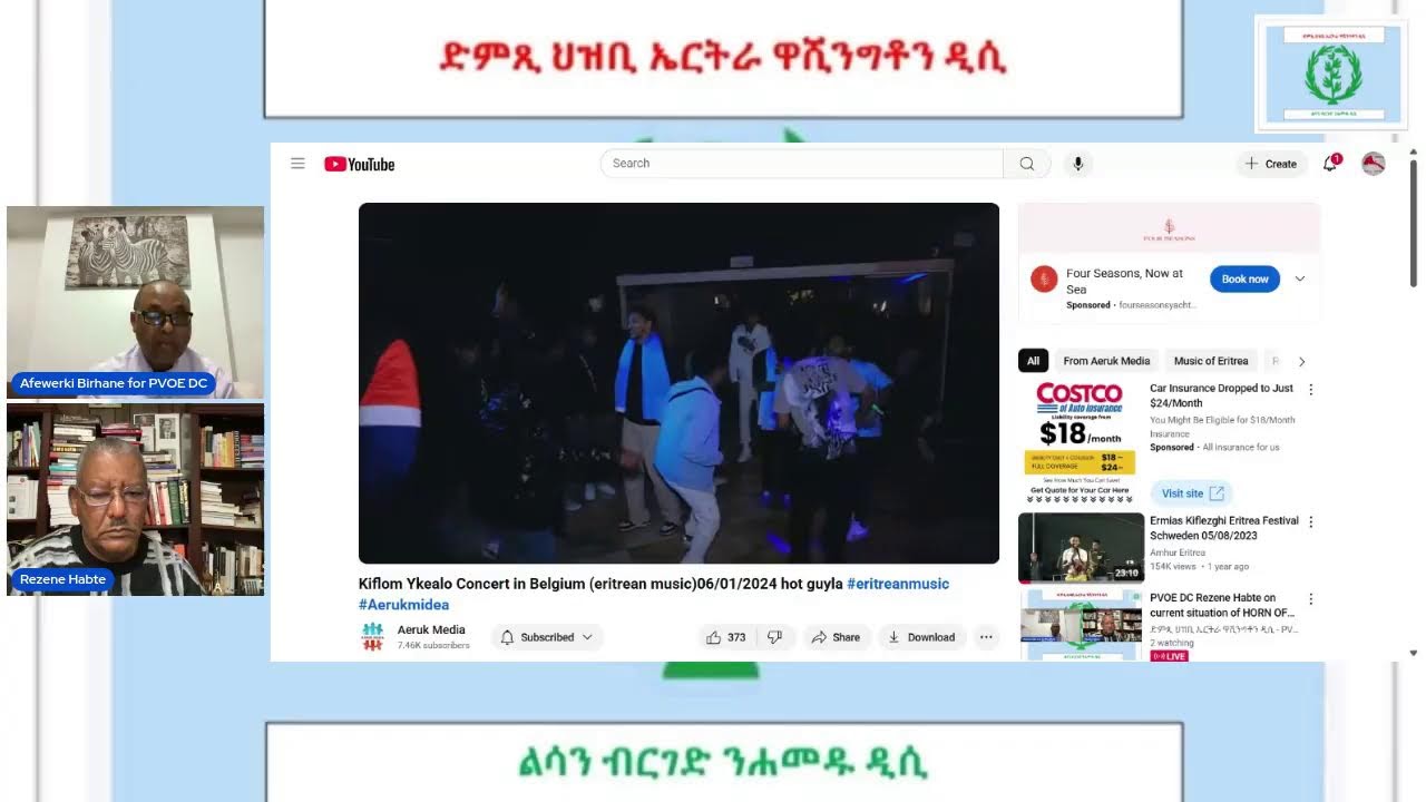 PVOE DC Rezene Habte on current situation of HORN OF AFRICA Page 1 ...