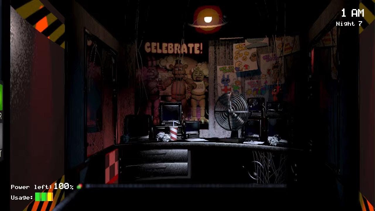 Five Nights at Freddy's Night 7!!! - YouTube