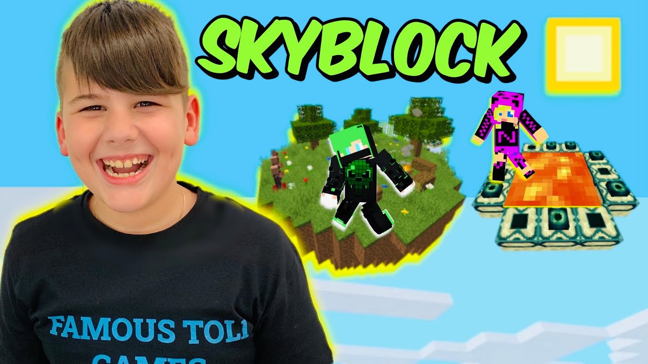 ΕΠΙΒΙΩΣΗ ΣΤΟ ΠΙΟ ΠΕΡΙΕΡΓΟ SKYBLOCK ΜΑΖΙ ΜΕ ΤΟ NOOBAKI MINECRAFT FAMOUS ...