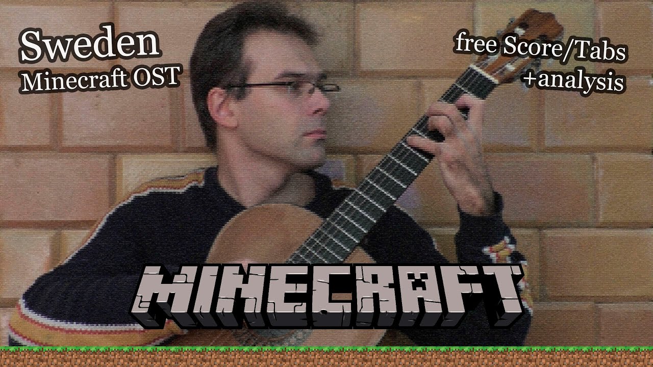 Sweden - Minecraft OST | Guitar Cover - free Score/Tabs/Analysis - YouTube