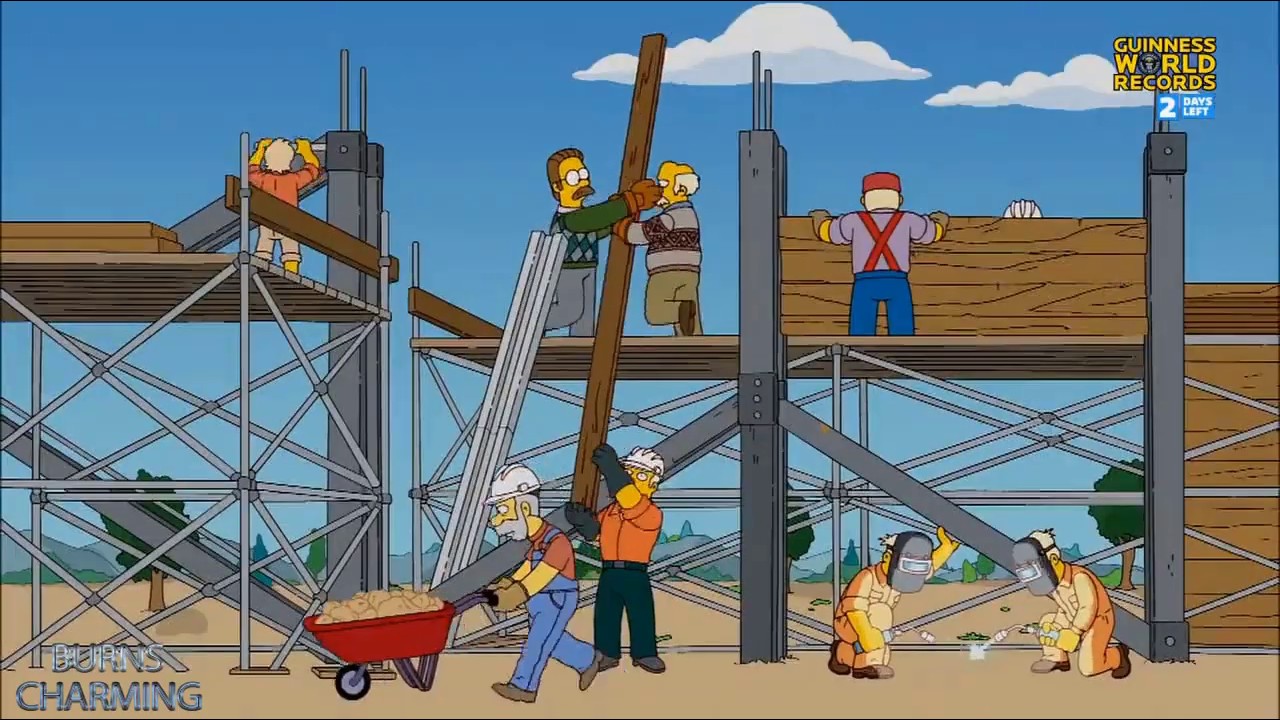 THE SIMPSONS - Wall Fun ! - YouTube