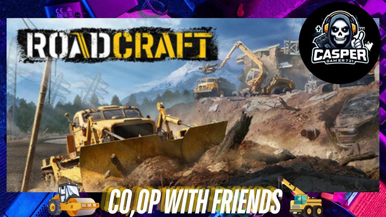 RoadCraft, / co,op with friends / episode 17 sandswept map - YouTube