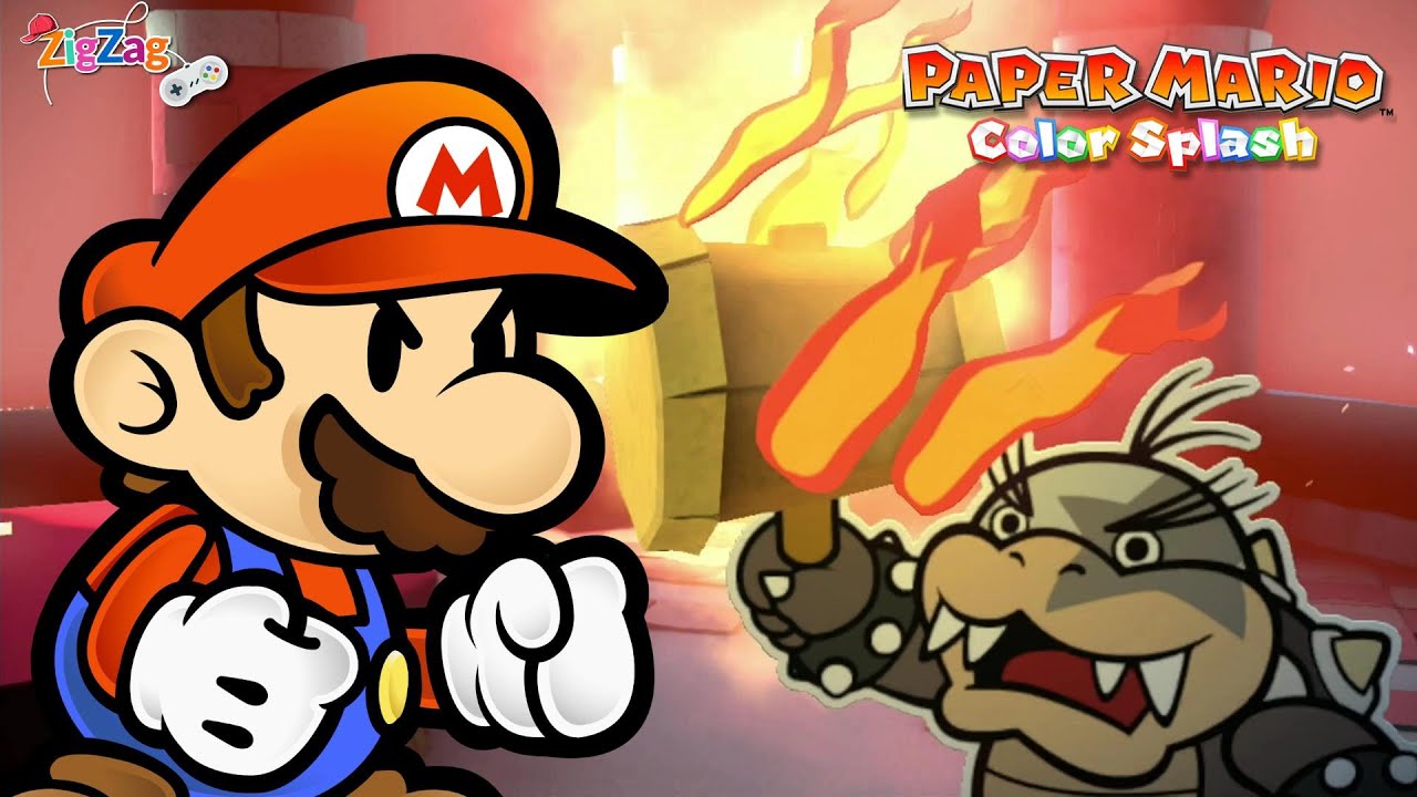 Paper Mario Color Splash | O Morton na Torre Carmim | Episódio 13 ...