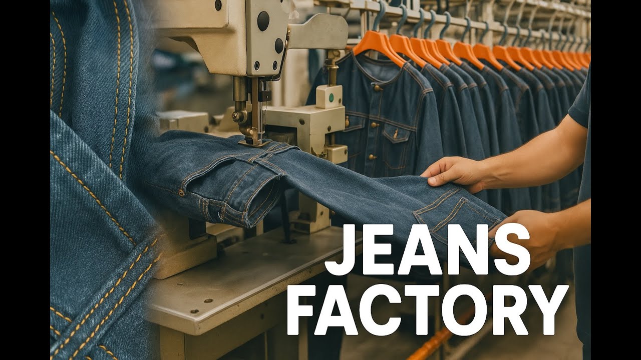 How Jeans Are Made - Jeans factory - Step by Step - How we create - YouTube