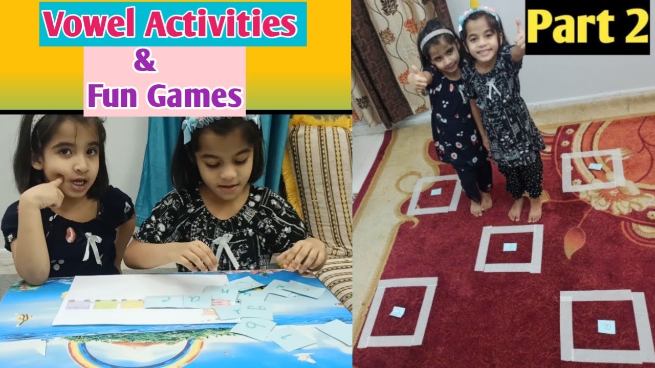 How to teach Vowels Part 2 | Vowel Activities for Kindergarten Kids ...