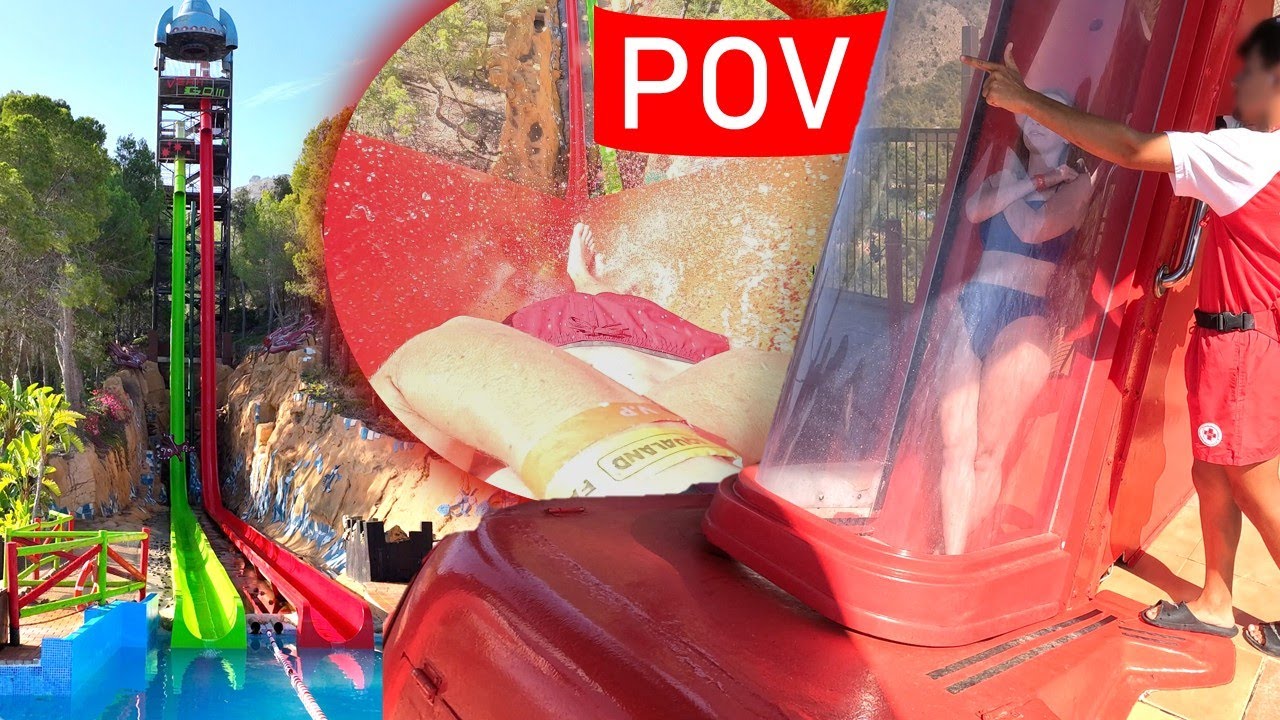 HIGHEST Bodyslide of Europe: Verti-Go at Aqualandia Benidorm, Spain ...