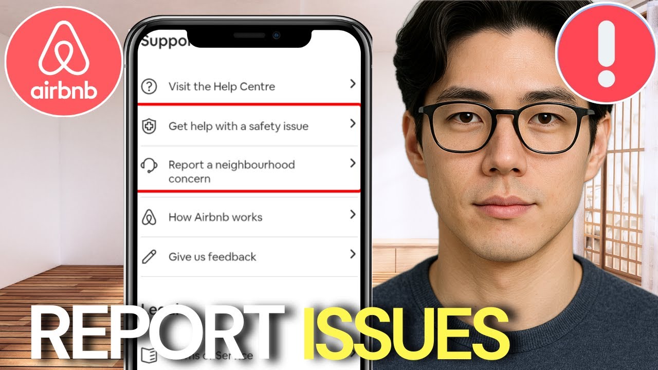 How To Report Concern Or Issues in Airbnb - YouTube