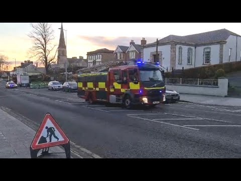MOBILE TO INCIDENT: NIFRS Cookstown Fire Station W3101 - YouTube