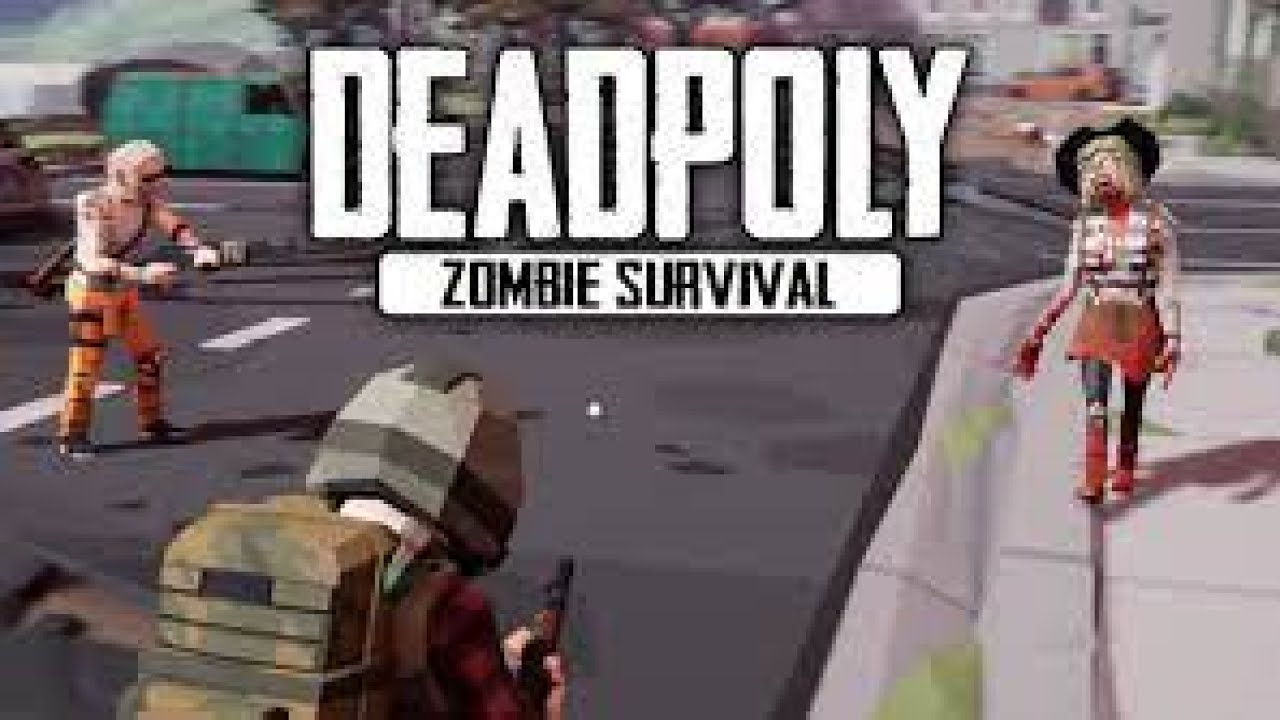 DEADPOLY a polygonal Zombie survival game - YouTube