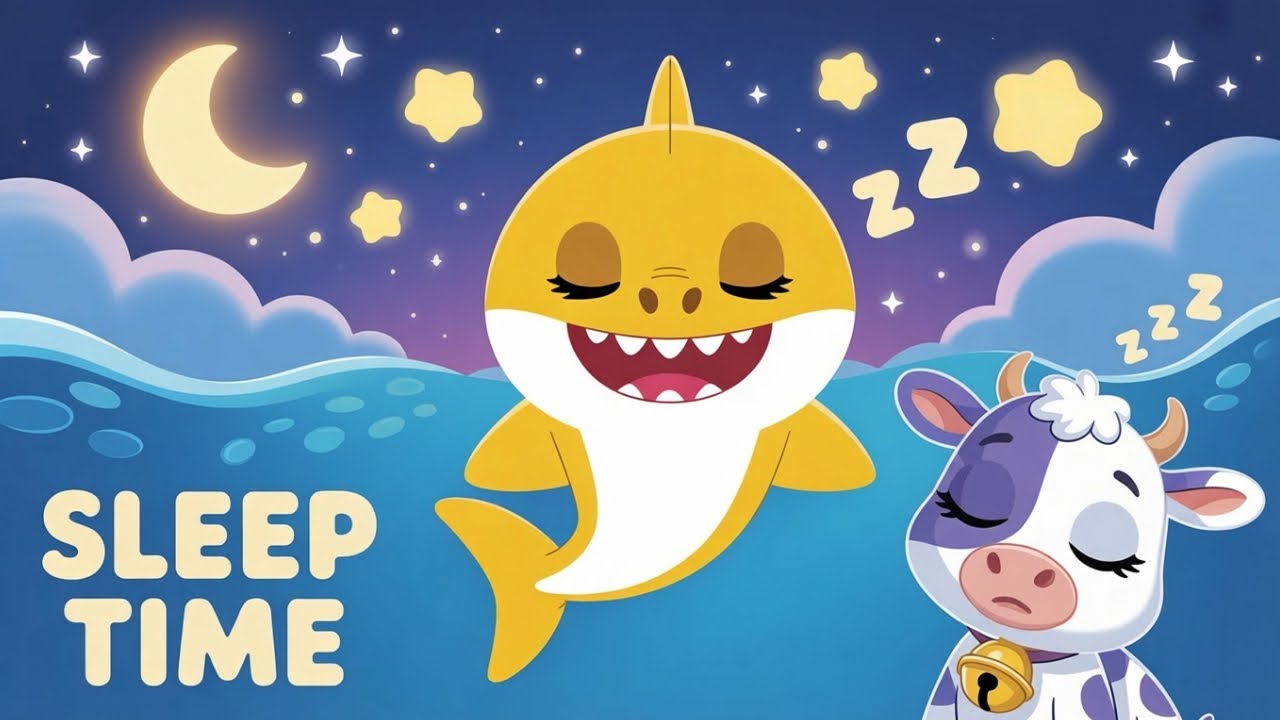 Sleepy Baby Shark | Perfect Bedtime Song for Toddlers - YouTube