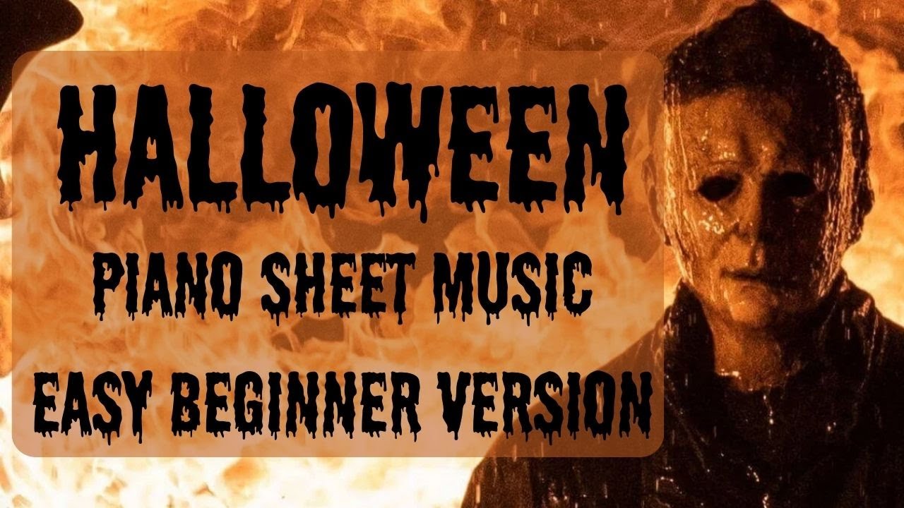 Halloween Theme - Easy Beginner Piano Sheet Music - YouTube