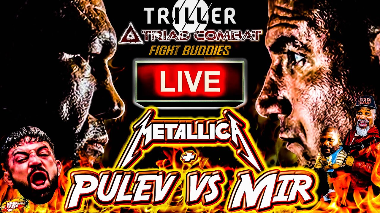🔴Triller TRIAD COMBAT KUBRAT PULEV vs FRANK MIR FREE FIGHT REACTION ...