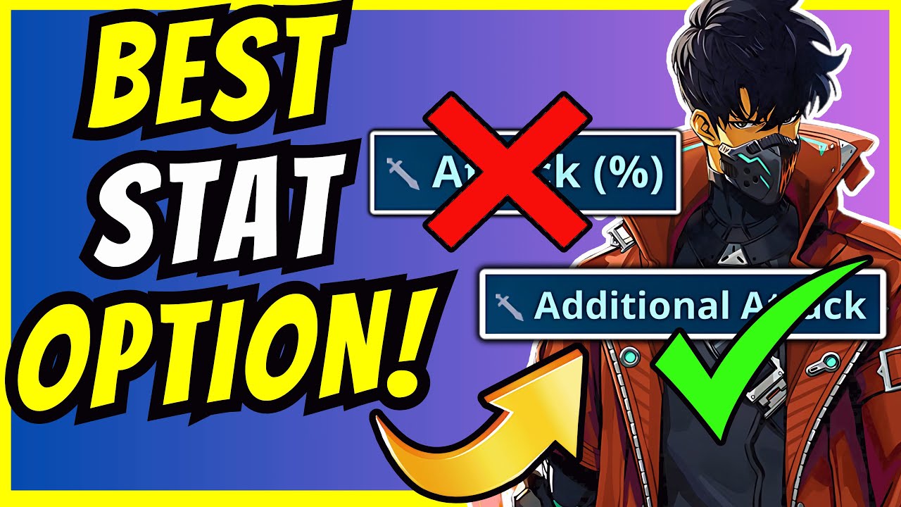 FLAT STATS ARE BETTER?! BEST STAT OPTION FOR HUNTERS AND JINWOO! [Solo ...