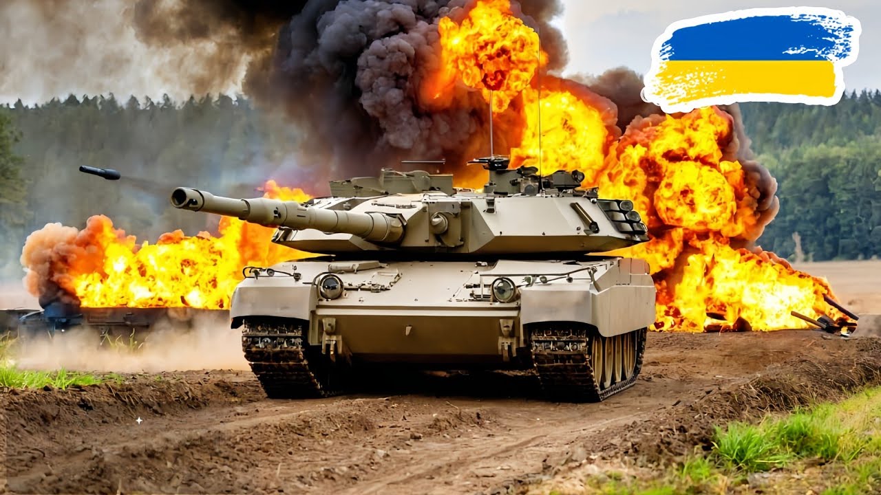 Ukraine's Latest Crazy Leopard 2 Action in Close Combat | rows of ...