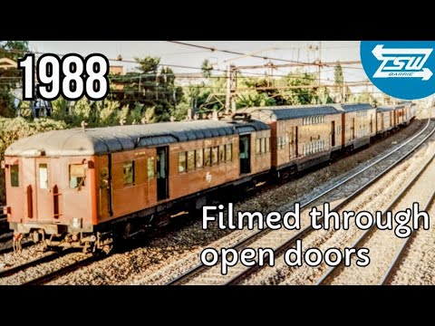 Red Set W set red rattler train Tempe to Central Station - Fly over ...