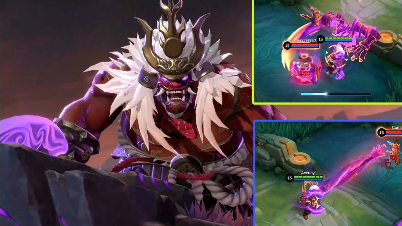 Legend skin Franco King of Hell Gameplay - Mobile legends - YouTube