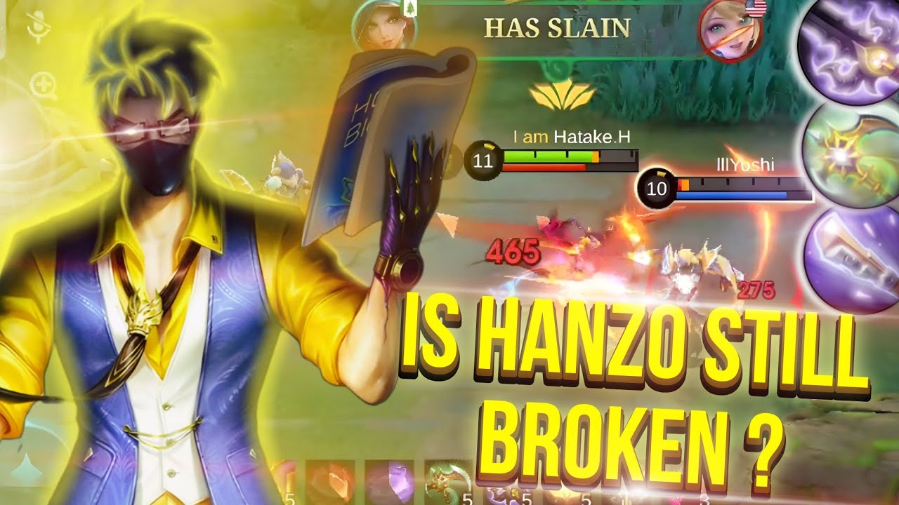 IS HANZO STILL A GOOD HERO TO REACH MYTHIC RANK? HANZO MLBB GAMEPLAY ...