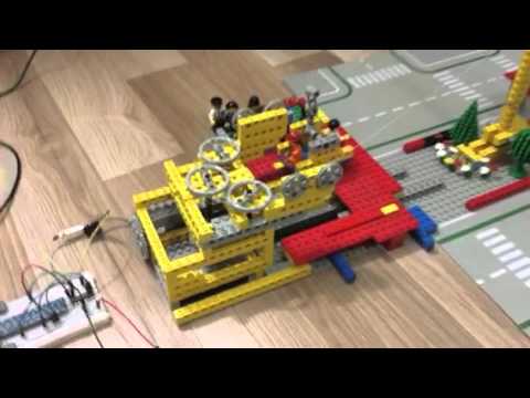 Raspberry Pi Lego Cable Car - YouTube