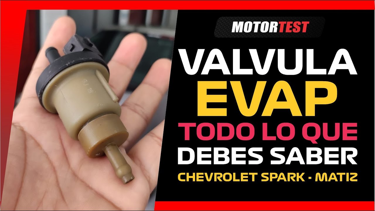 VALVULA EVAP | PURGA DEL CANISTER | CHEVROLET SPARK - MATIZ - YouTube