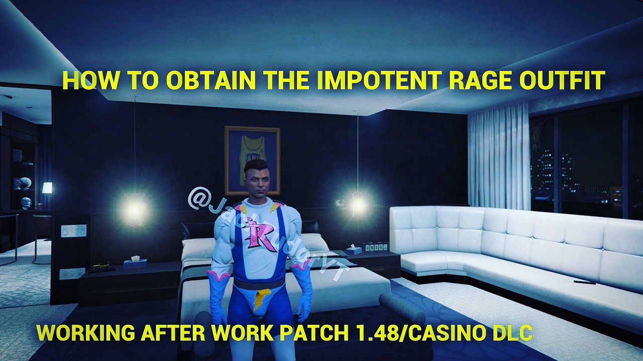 GTA5 HOW TO OBTAIN THE IMPORTANT RAGE OUTFIT WITHOUT UNLOCKING IT ...