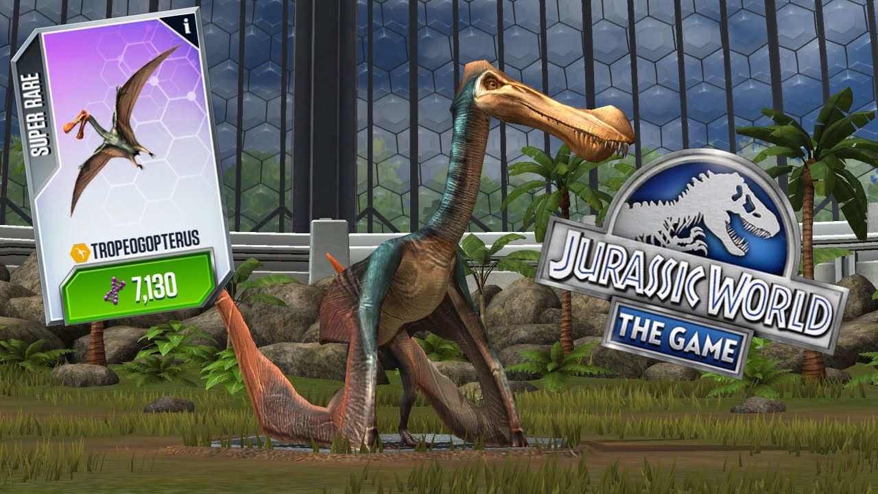 Tropeogopterus created! - Jurassic World The Game |ep13| - YouTube