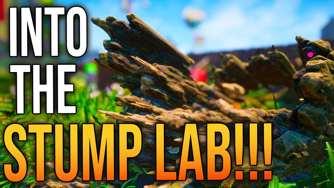 EXPLORING THE STUMP LAB! - Grounded Coop - E27 - YouTube