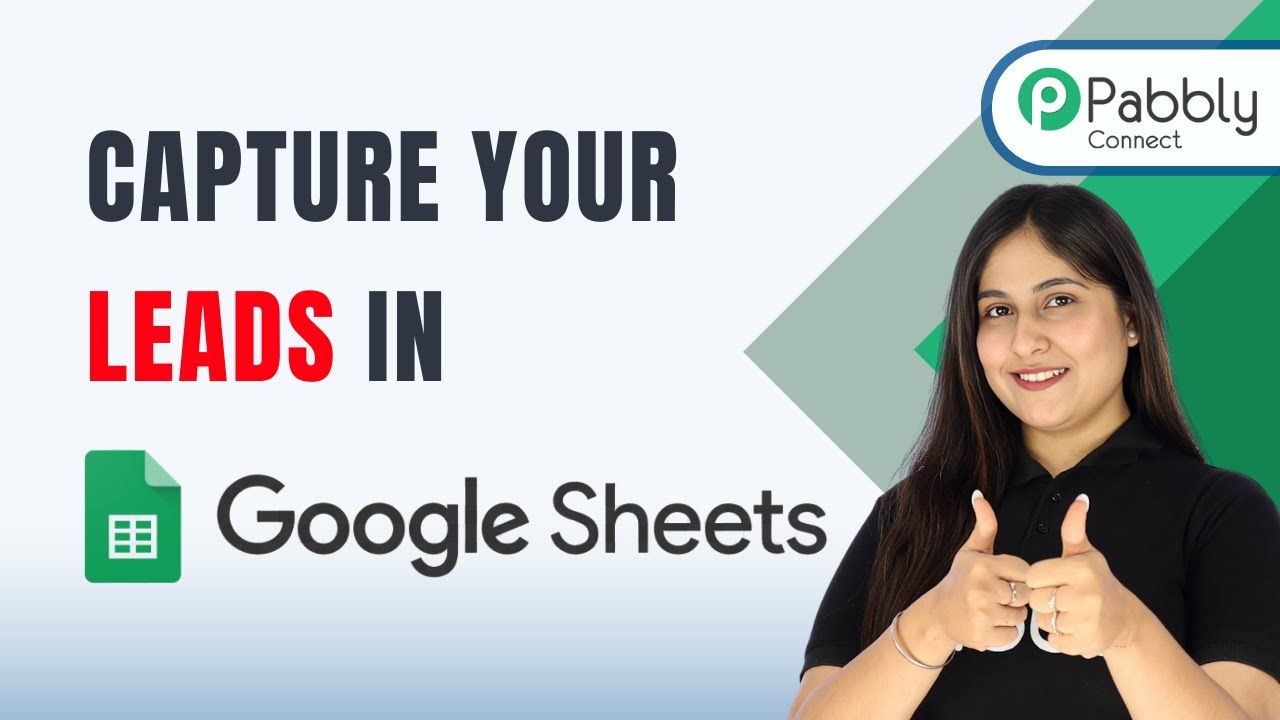 How to Capture your Leads in Google Sheets - YouTube