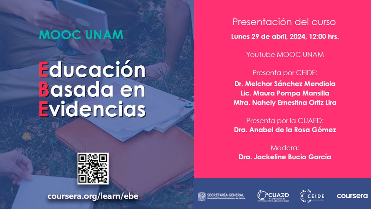 Presentación Del Mooc Educación Basada En Evidencias Youtube