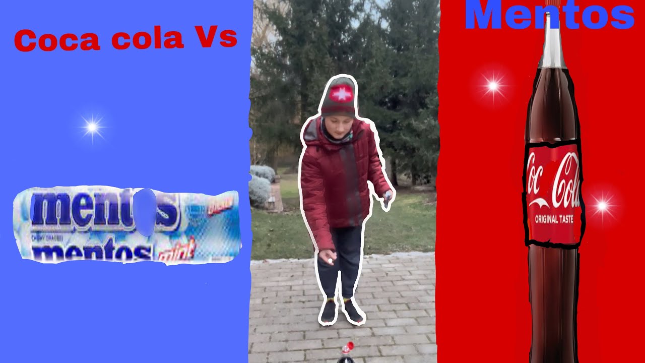 COCA COLA VS MENTOS (FAILED) - YouTube